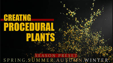 Procedural Bush Plant For Unreal Engine 4 SideFX