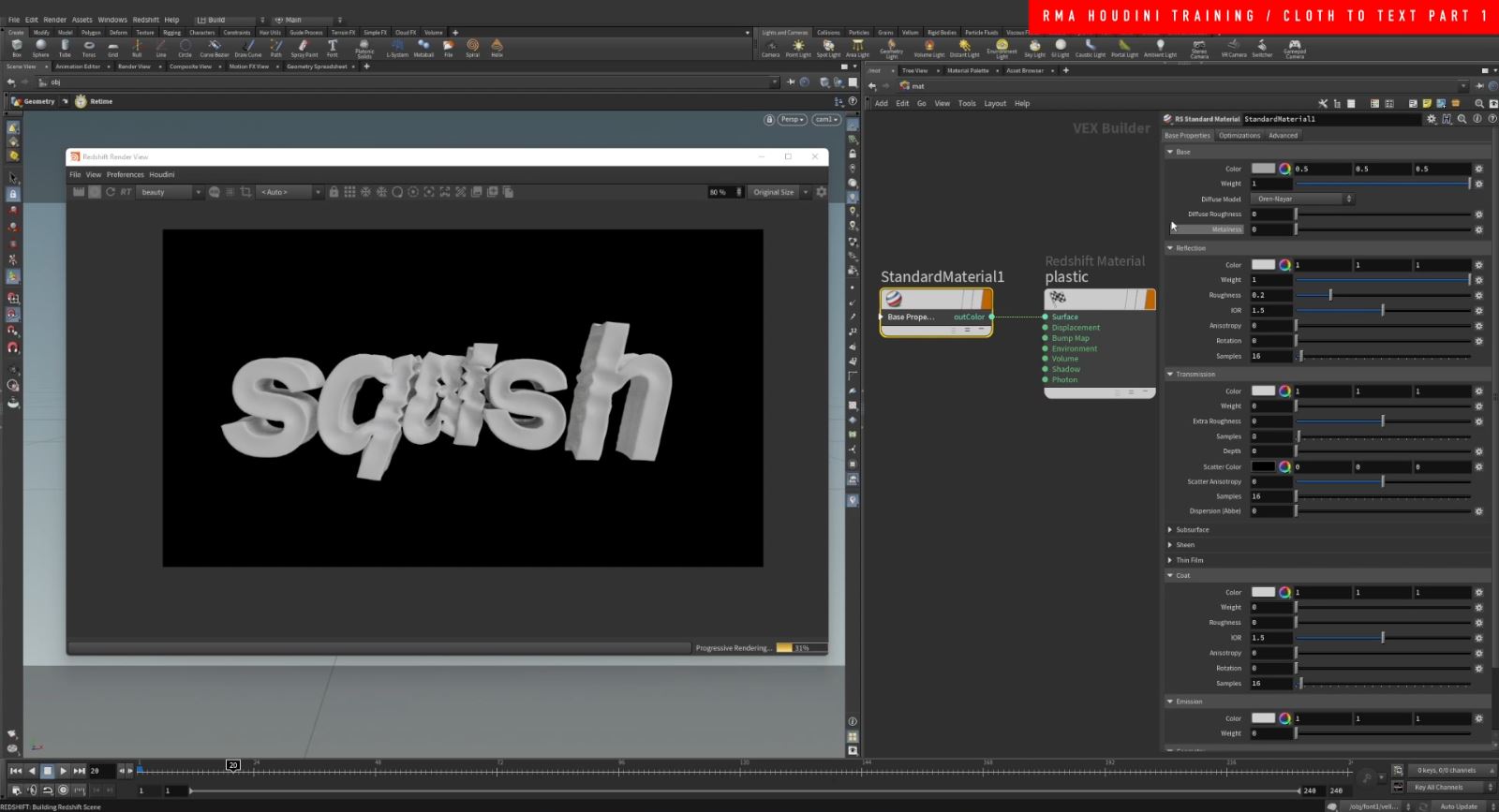 Cloth to Text | SideFX