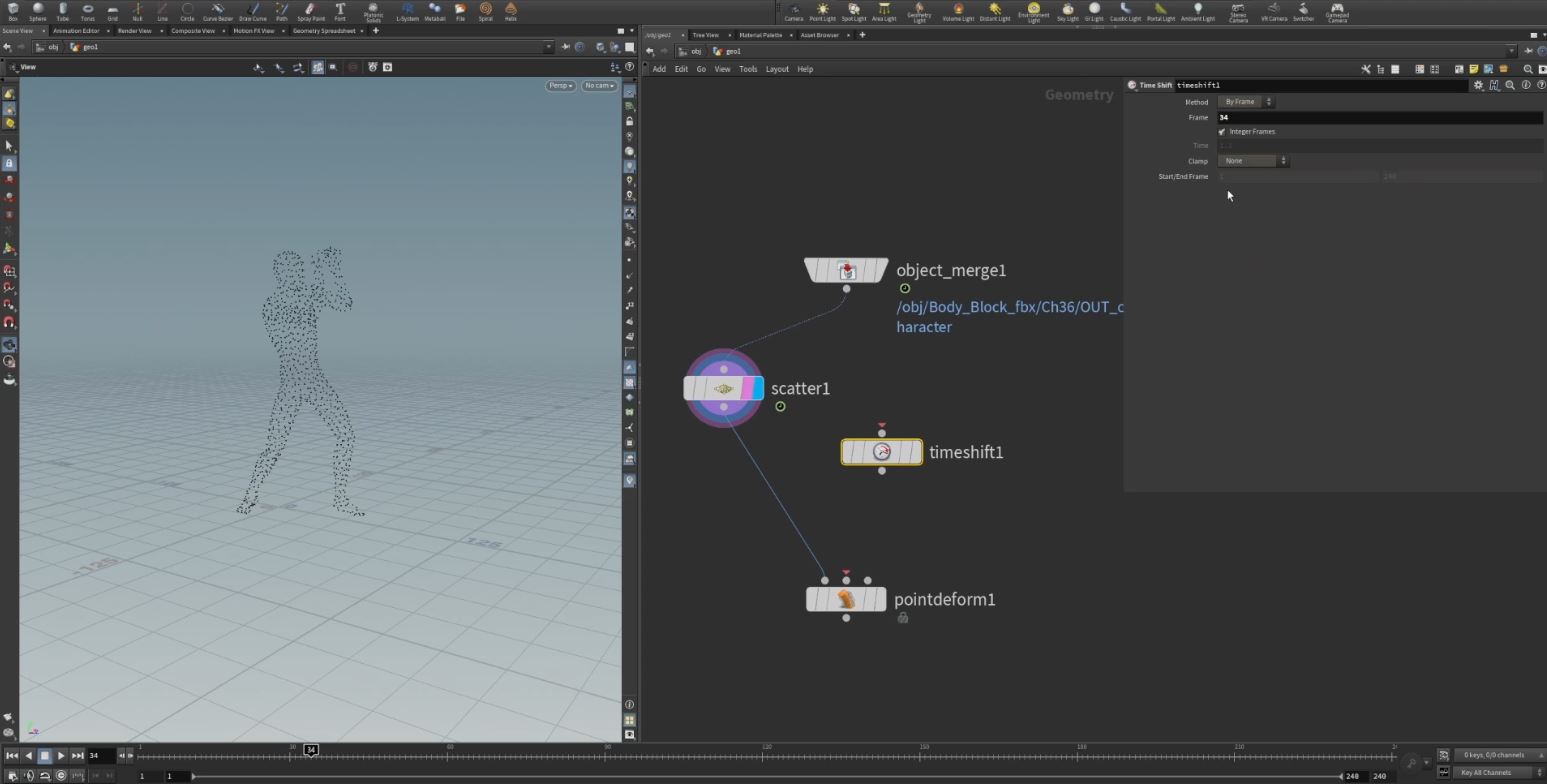 Points Stick to Anim with Houdini | SideFX