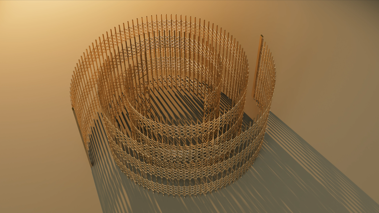 Procedural Elevator Gate - Model & Animate | SideFX