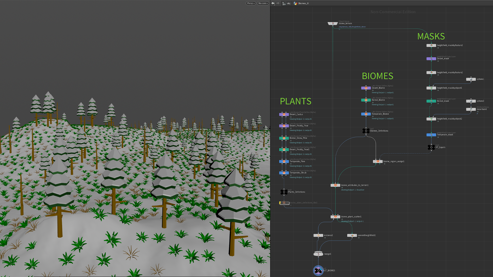 The New Biomes | Easy Guide to Multi-Biome Scattering! | SideFX