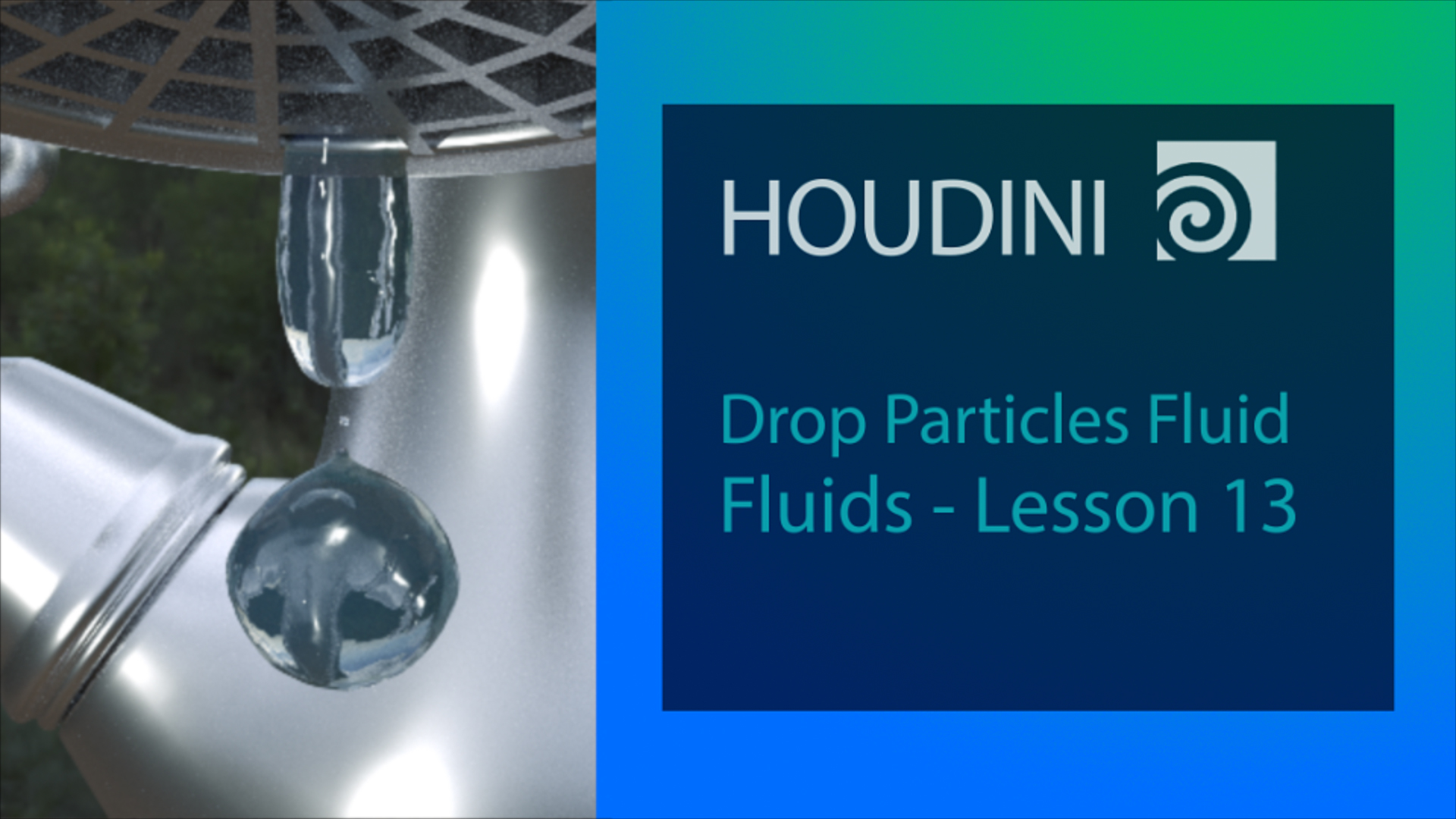 Drop Particles Fluid | SideFX