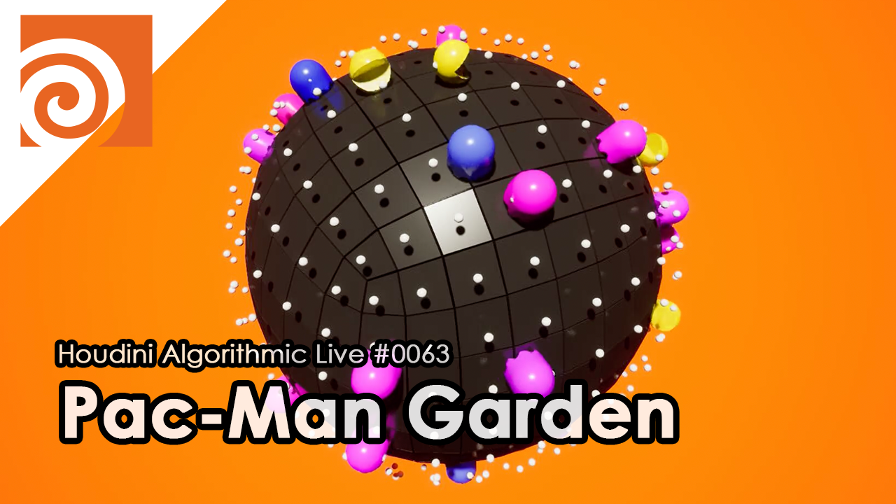 Algorithmic Live | Pac-Man Garden | SideFX