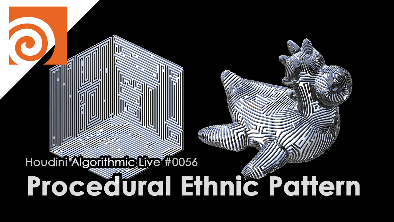 Algorithmic Live | Procedural Ethnic Pattern | SideFX Algorithmic Live | Procedural Ethnic Pattern | SideFX