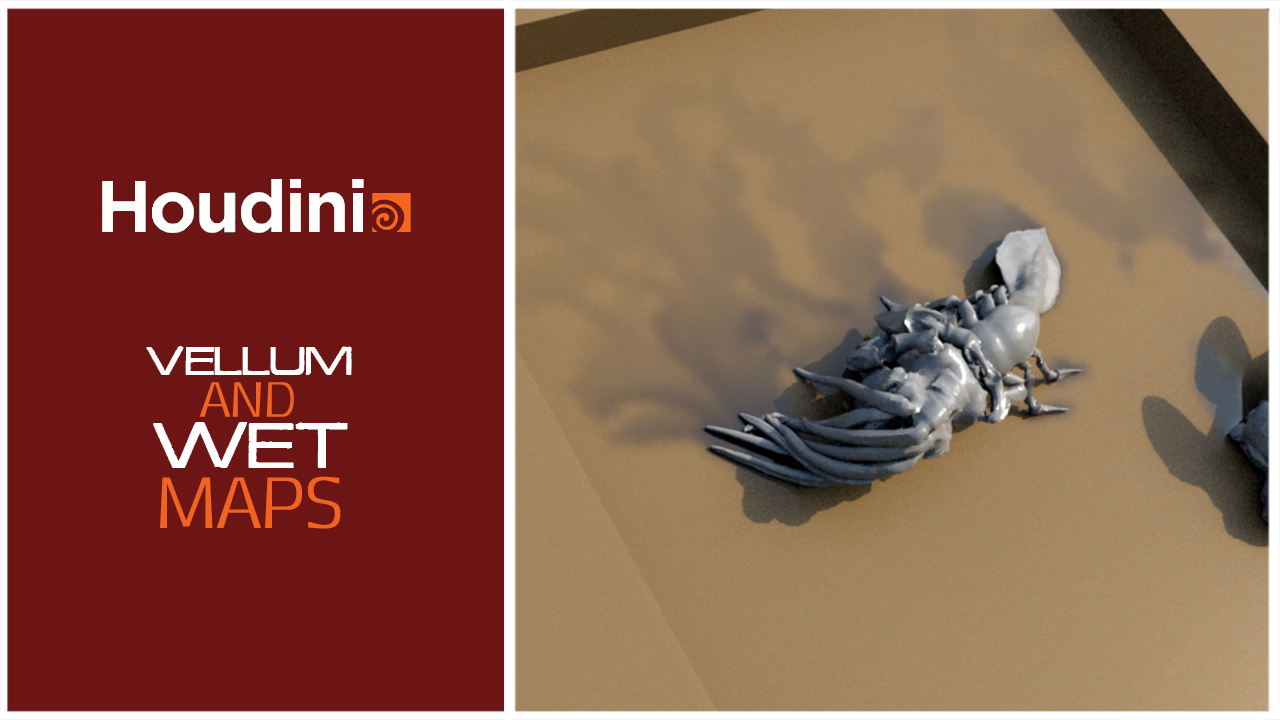 Basic SOP 004 | Vellum Softbody and Wetmaps | SideFX