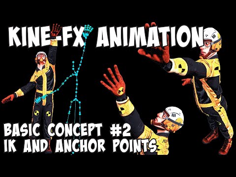 KineFX Animation Basic Concept #2 IK Controls & Anchor Points | SideFX