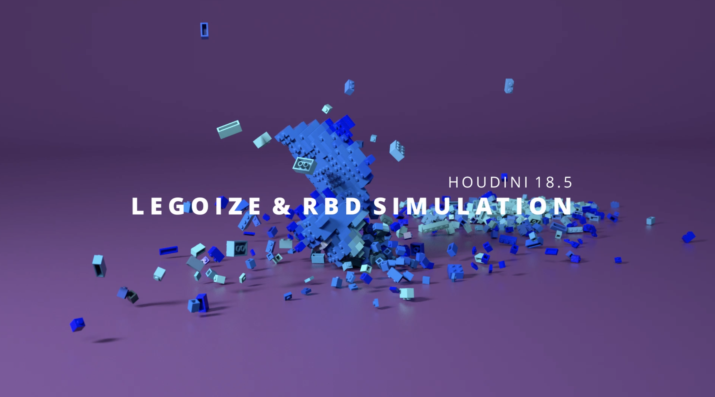 Legoize Geometry and RBD Simulation | SideFX