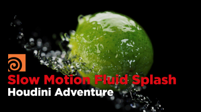 Slow Motion Fluid Splash | SideFX