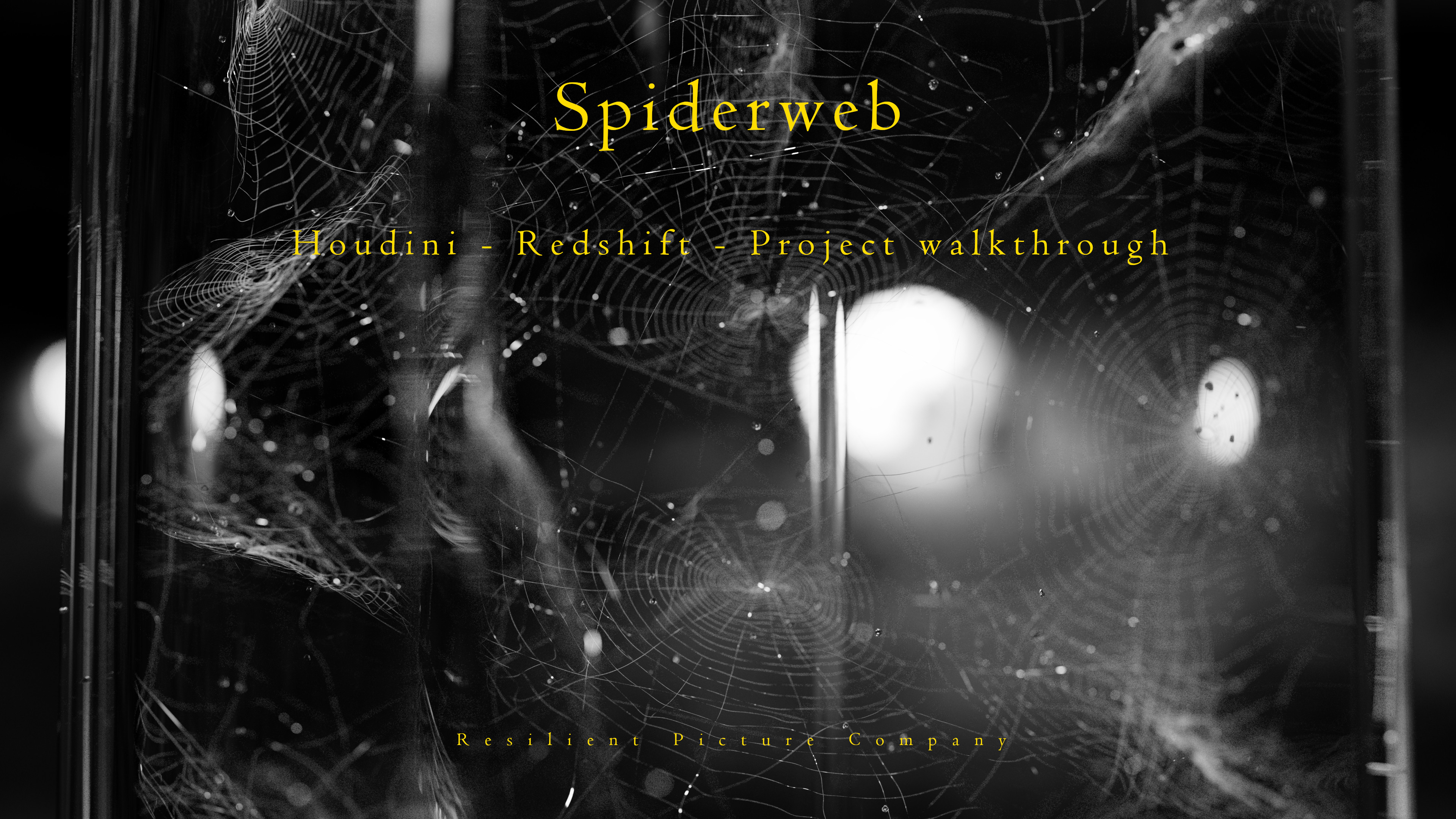Spiderweb - Project walkthrough | SideFX