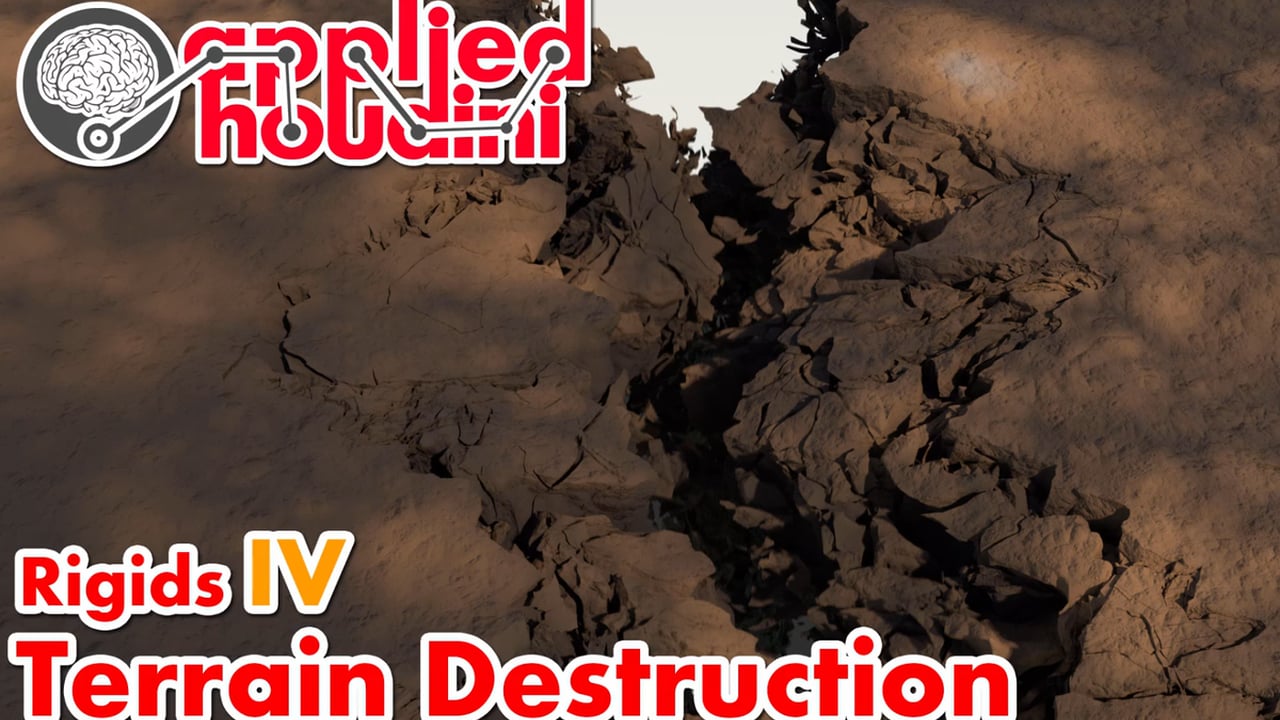 Applied Houdini - Rigids IV - Terrain Destruction | SideFX