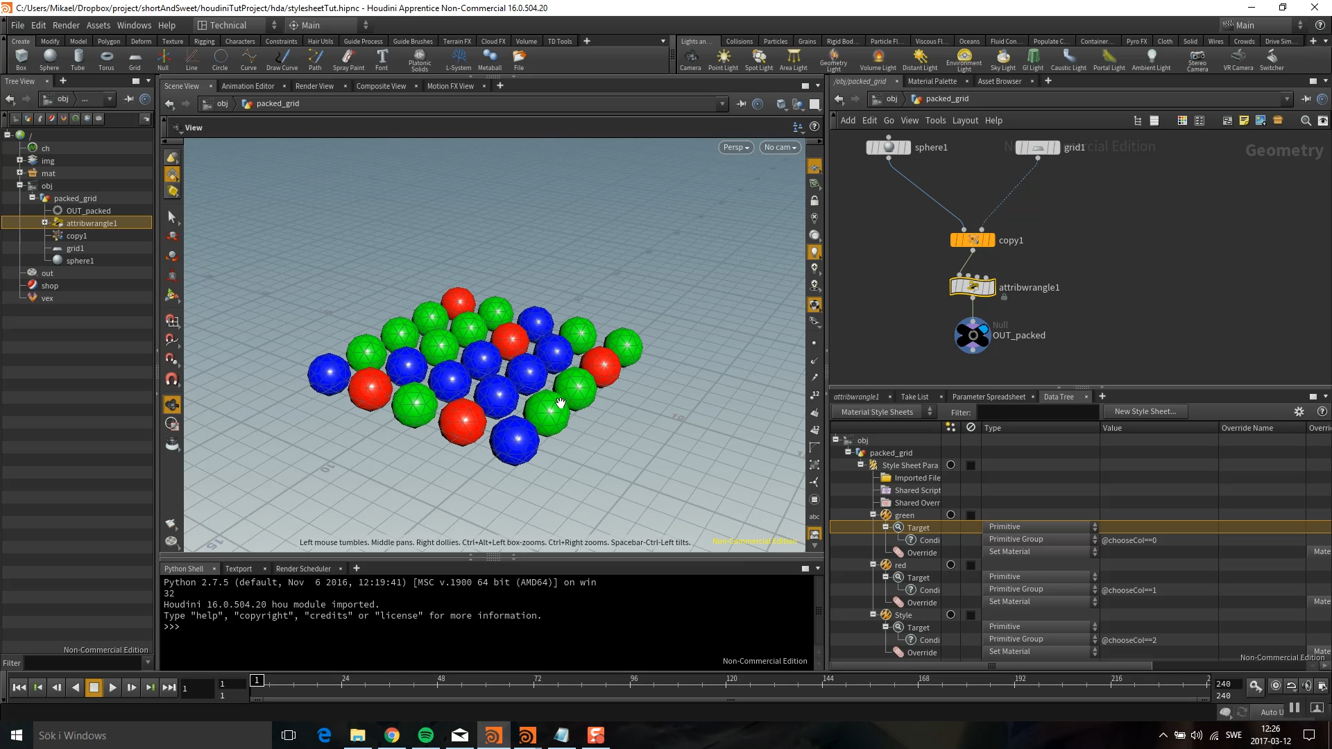 Basic Material Style Sheets in Houdini | SideFX