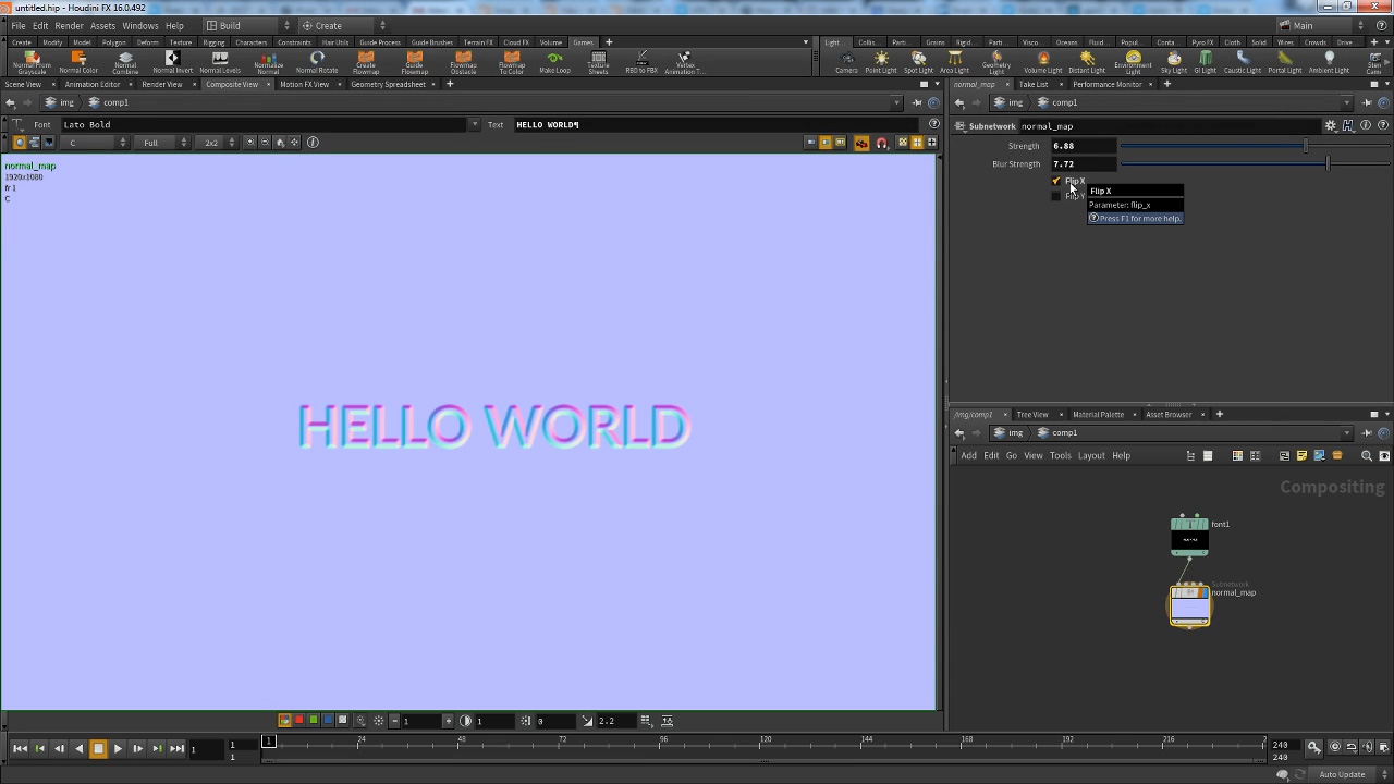 Game Tools | Normal Map from Greyscale | SideFX