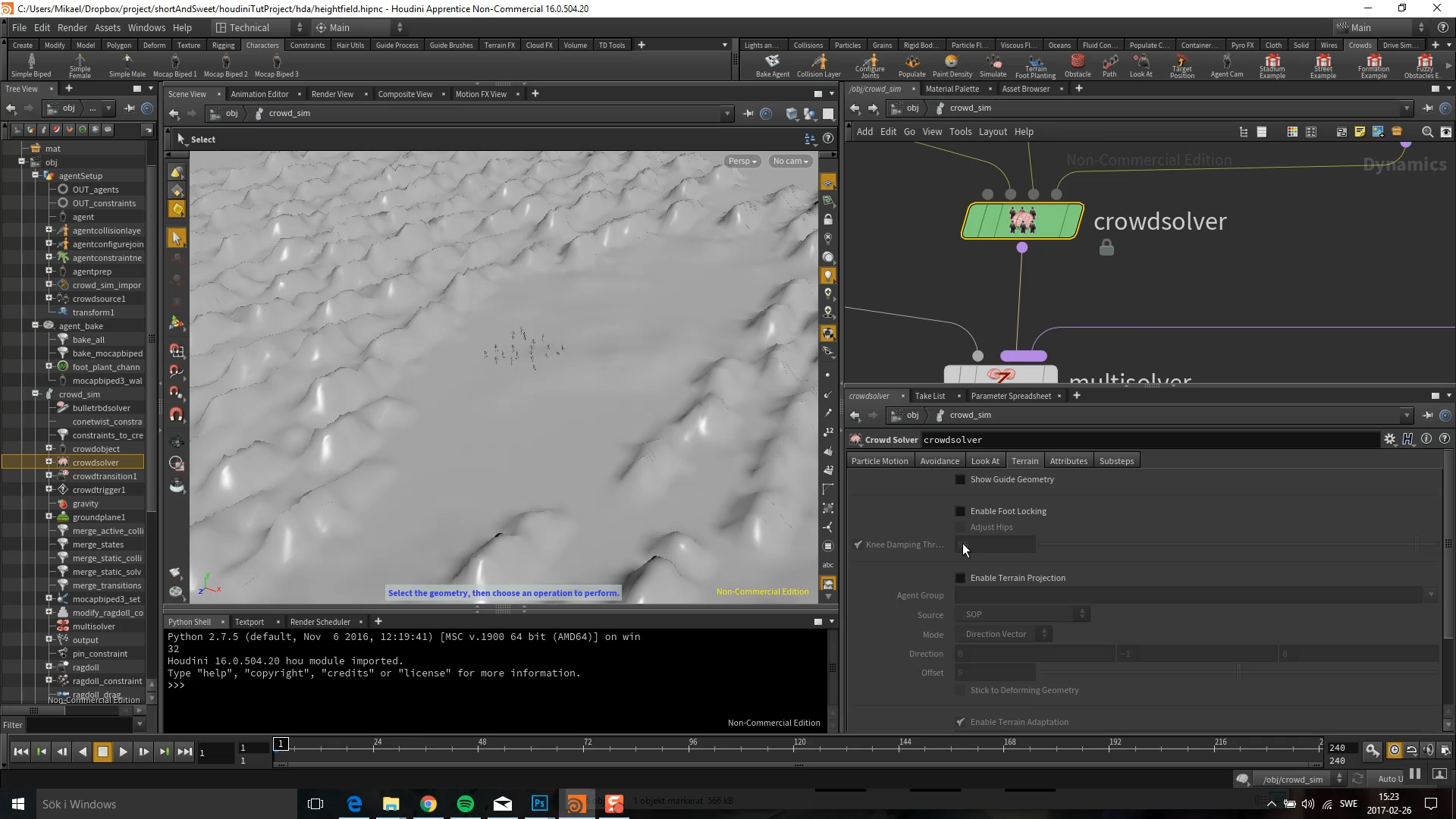 HeightFields for Crowds | SideFX