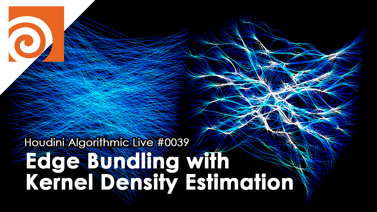 Algorithmic Live | Edge Bundling with Kernel Density Estimation | SideFX