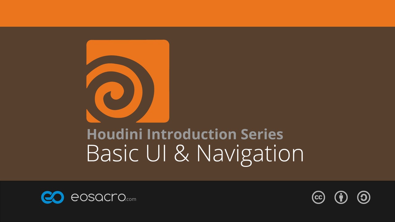 Houdini Intro | 01 | Basic Interface | SideFX