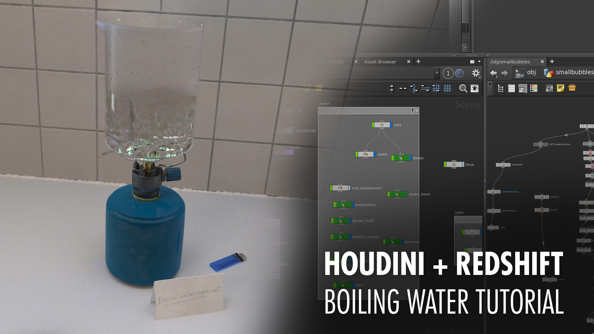 Houdini + Redshift - Boiling Water Project Breakdown | SideFX