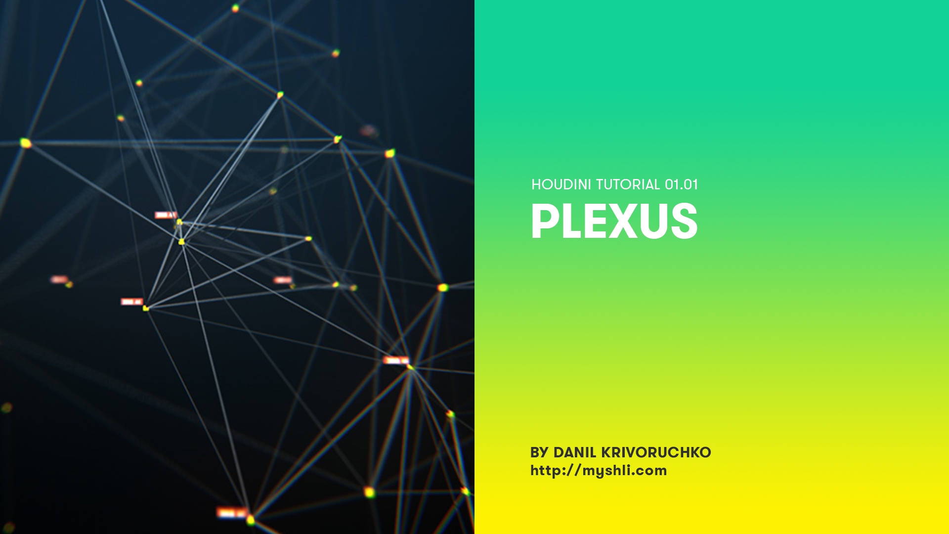 Houdini Tutorial 01 | Plexus | SideFX