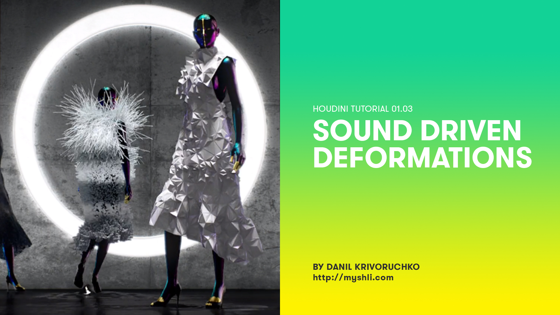 Houdini Tutorial 03 | Sound Driven Deformations | SideFX