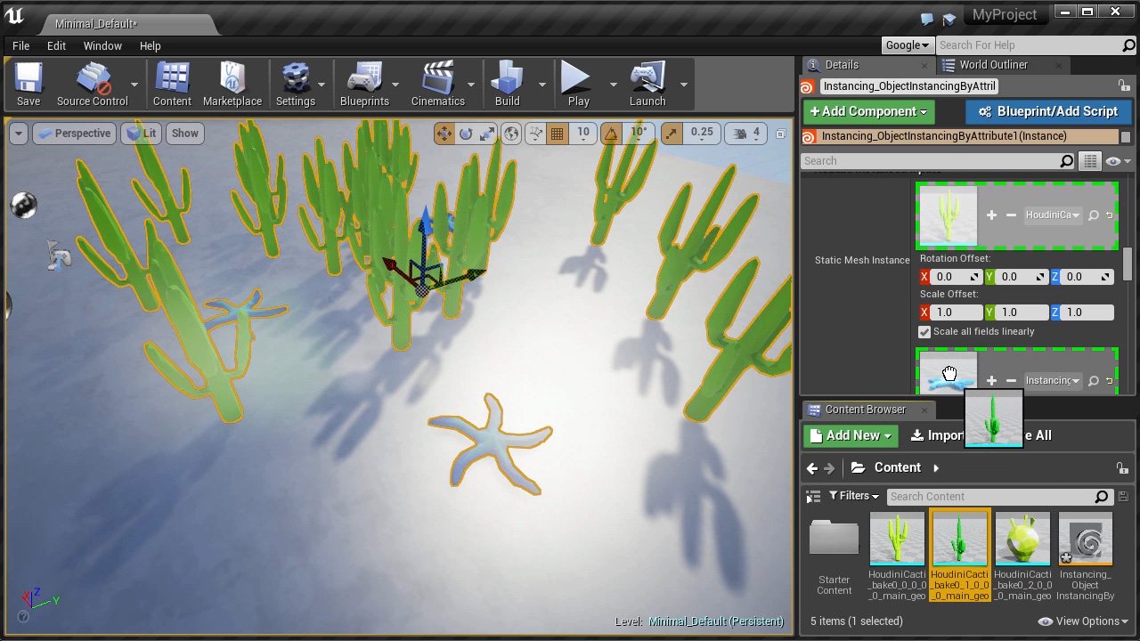 Instance Variations | UE4 | SideFX