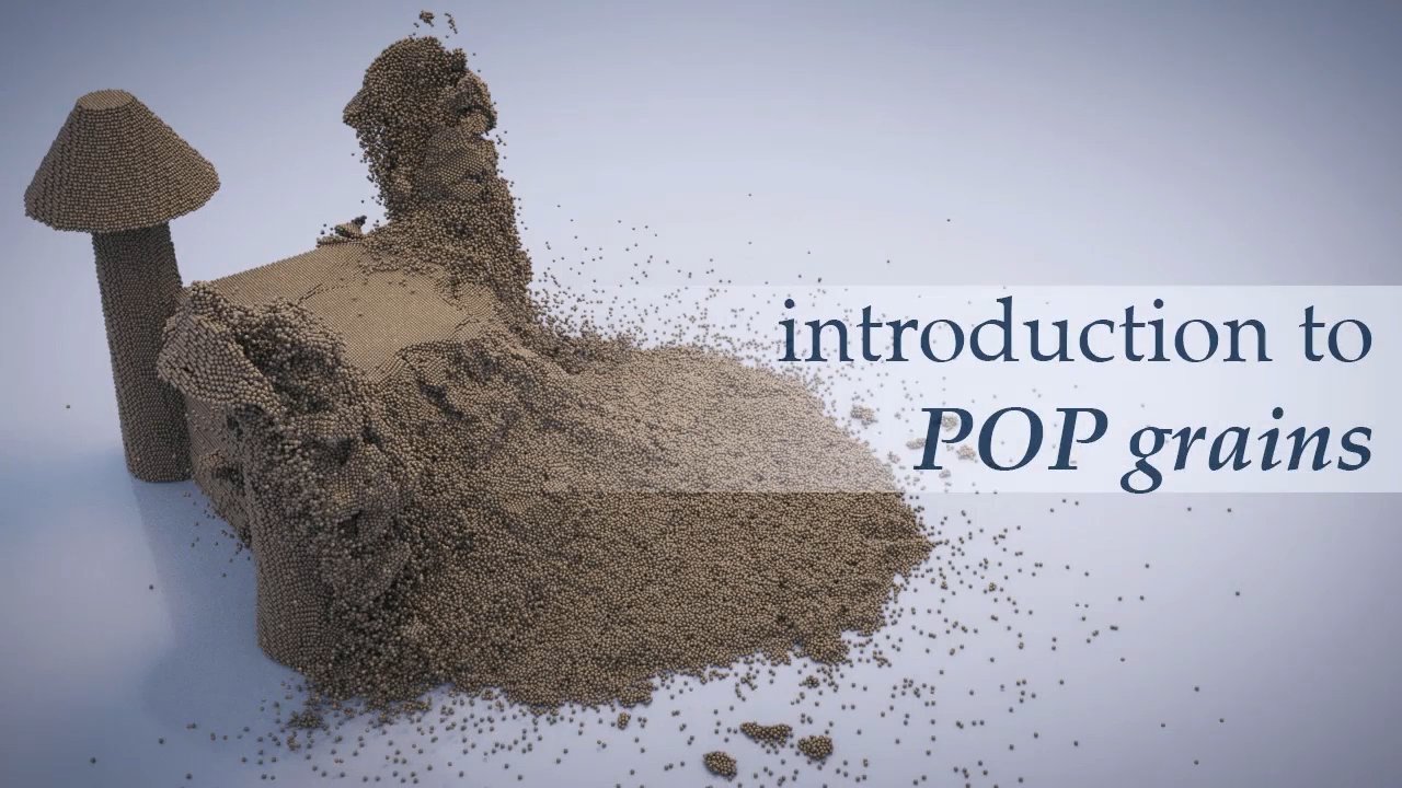 Introduction to POP Grains | SideFX