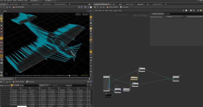 Inverse transformation Matrix, basic Tutorial | SideFX