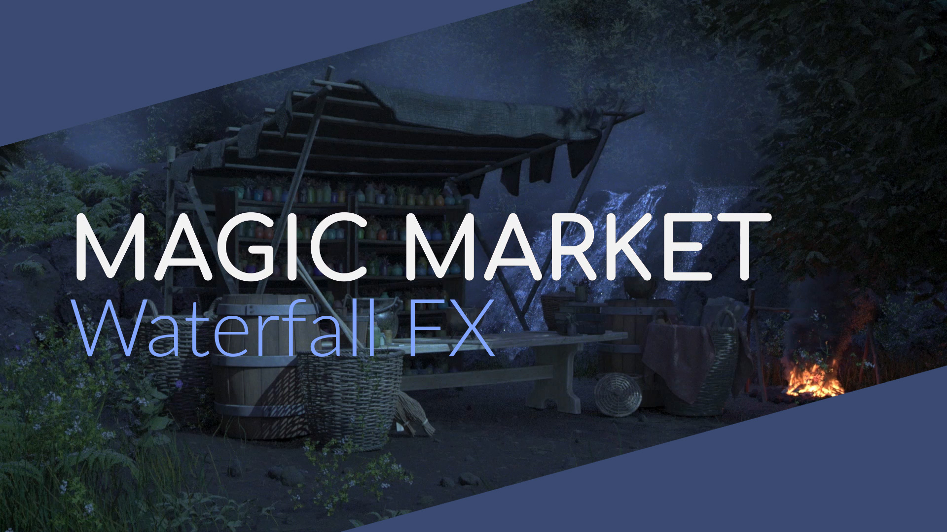 Magic Market | Waterfall | SideFX