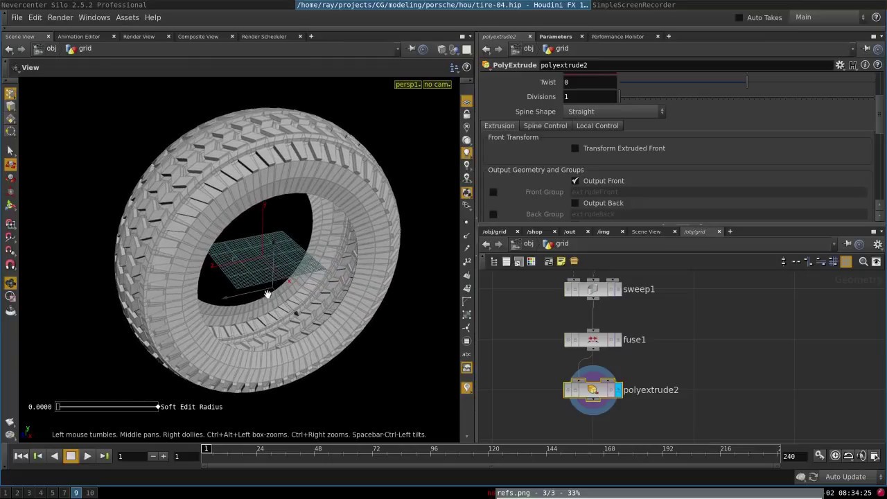 Modeling a Tire | SideFX