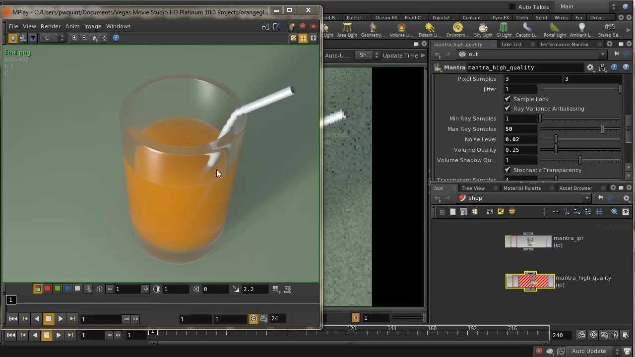 Orange Glass | SideFX