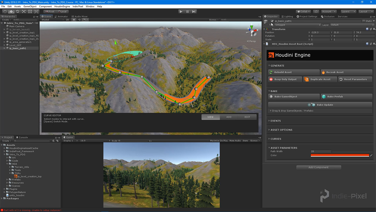 PDG for Indie Gamedev | Section 6 | Paths & Roads | SideFX