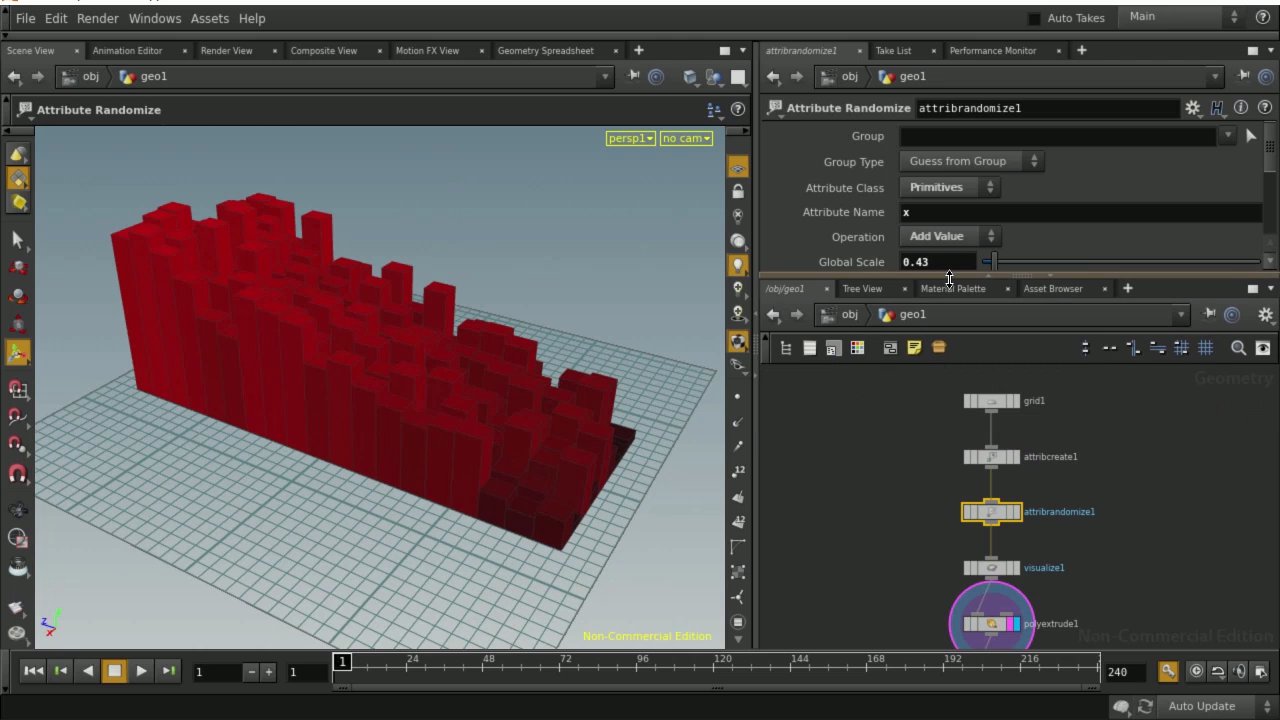 PolyExtrude and Attributes | SideFX