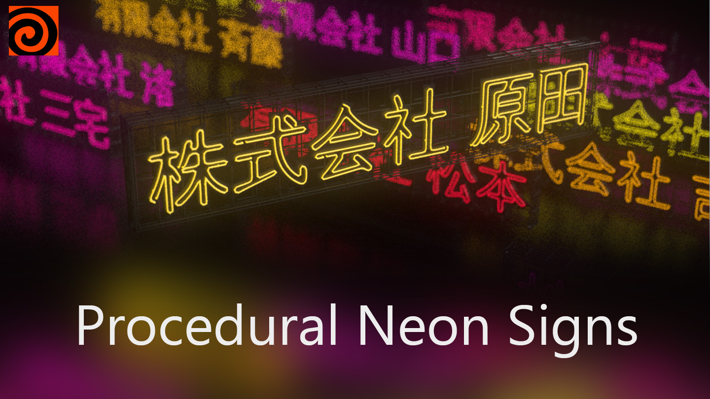 Procedural Neon Sign Generator | SideFX