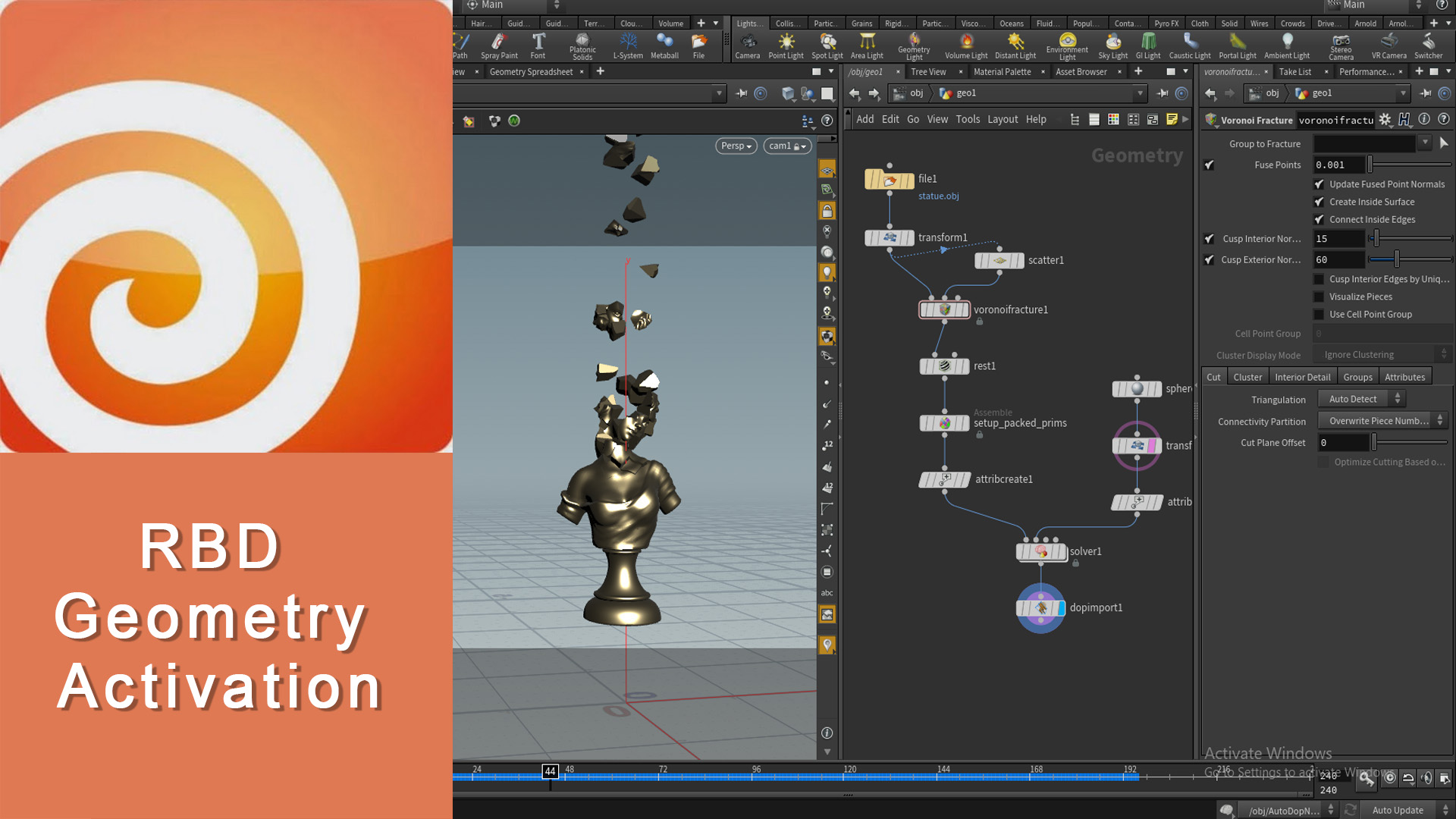 RBD Geometry Activation | SideFX