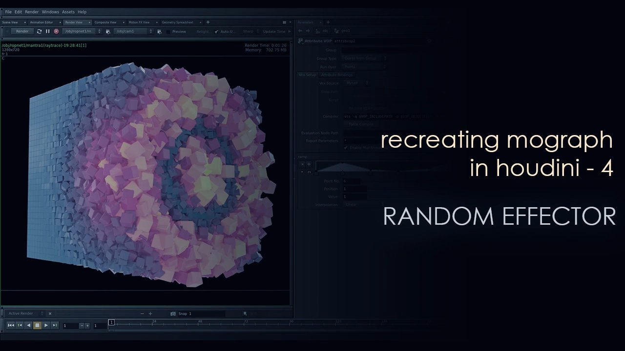 Part 4 | Random Effector | SideFX