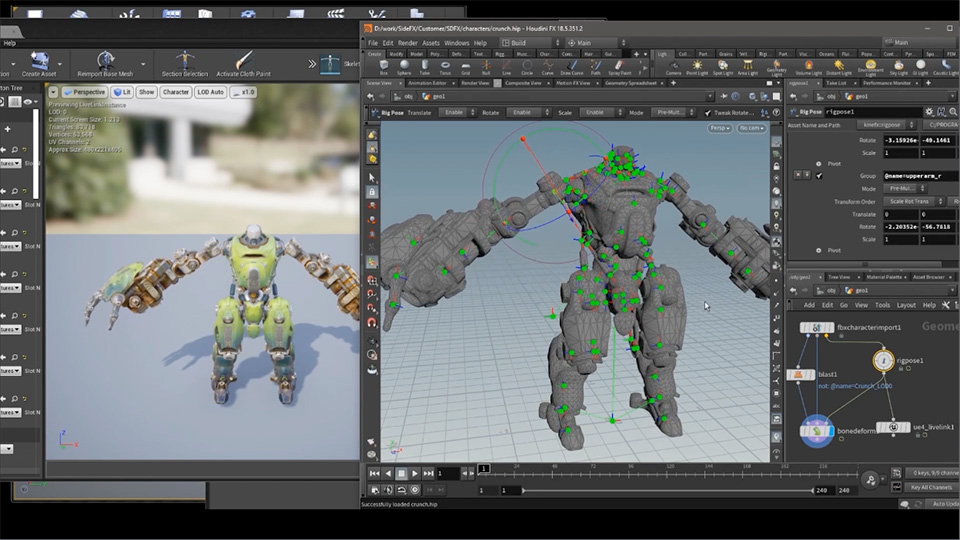 Houdini 18.5 KineFX overview (Japanese) | SideFX