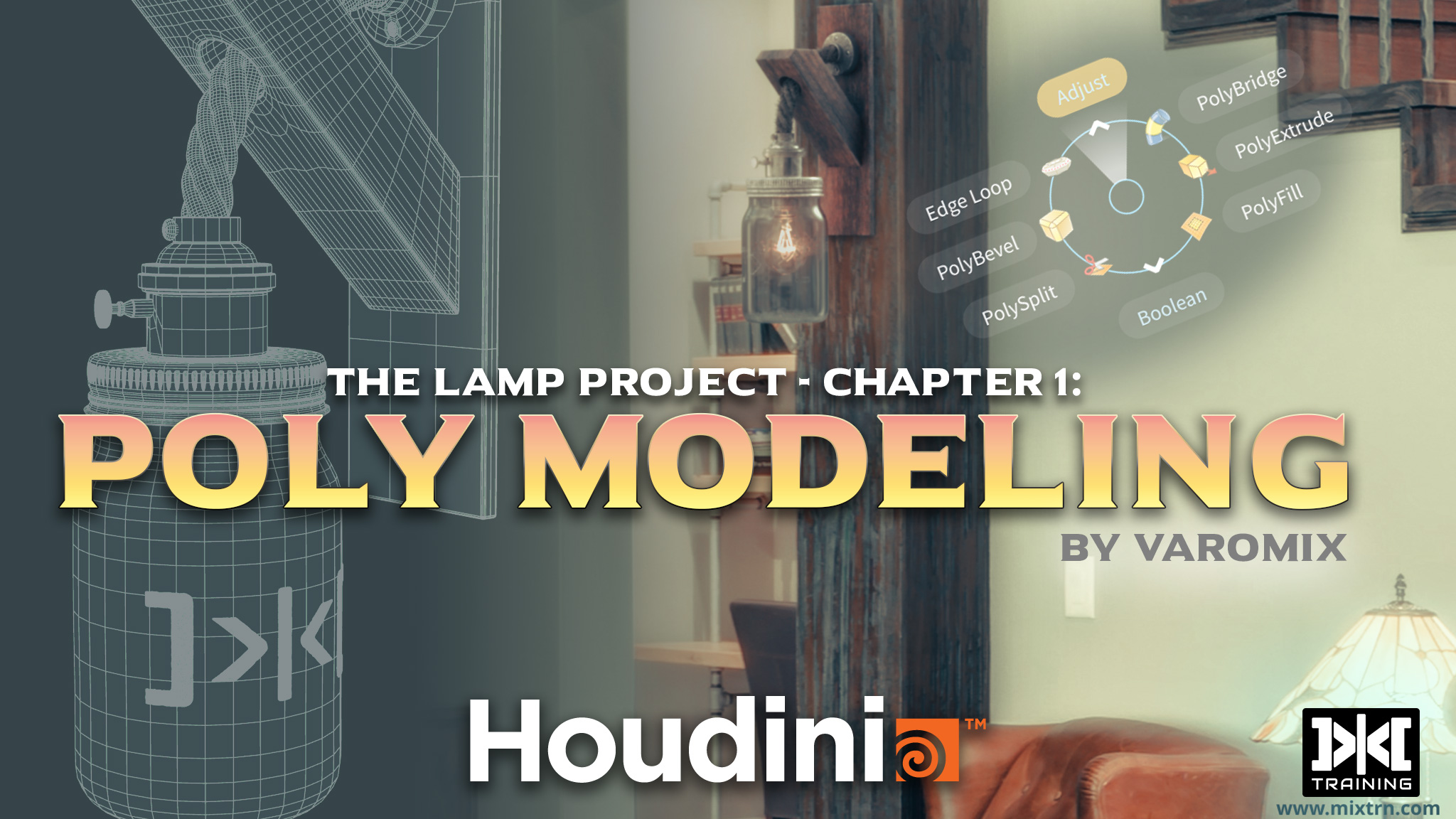 The Lamp Project 1 - Poly Modeling | SideFX