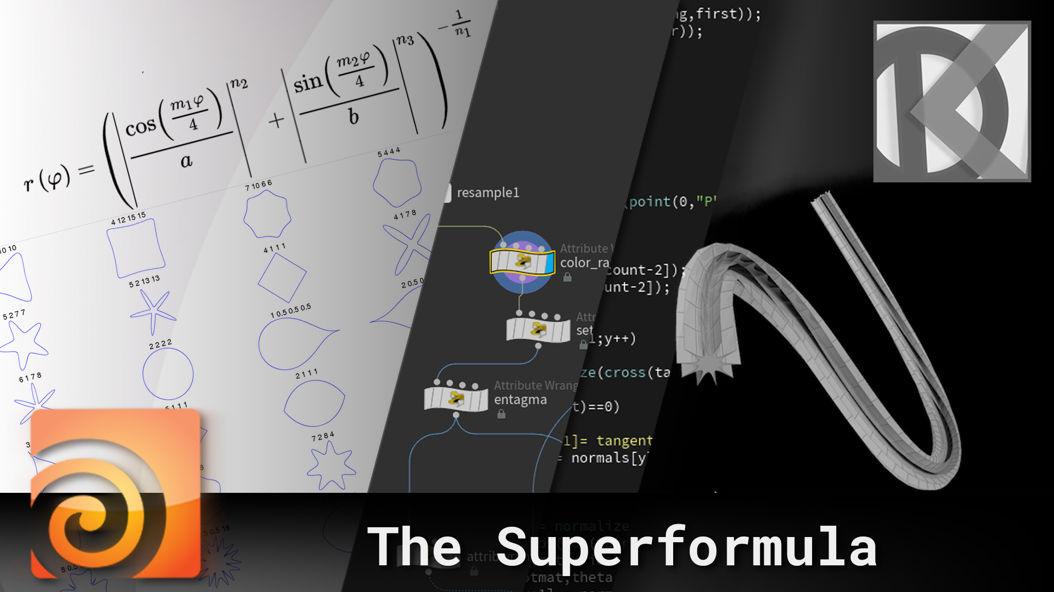 The superformula in Houdini | SideFX