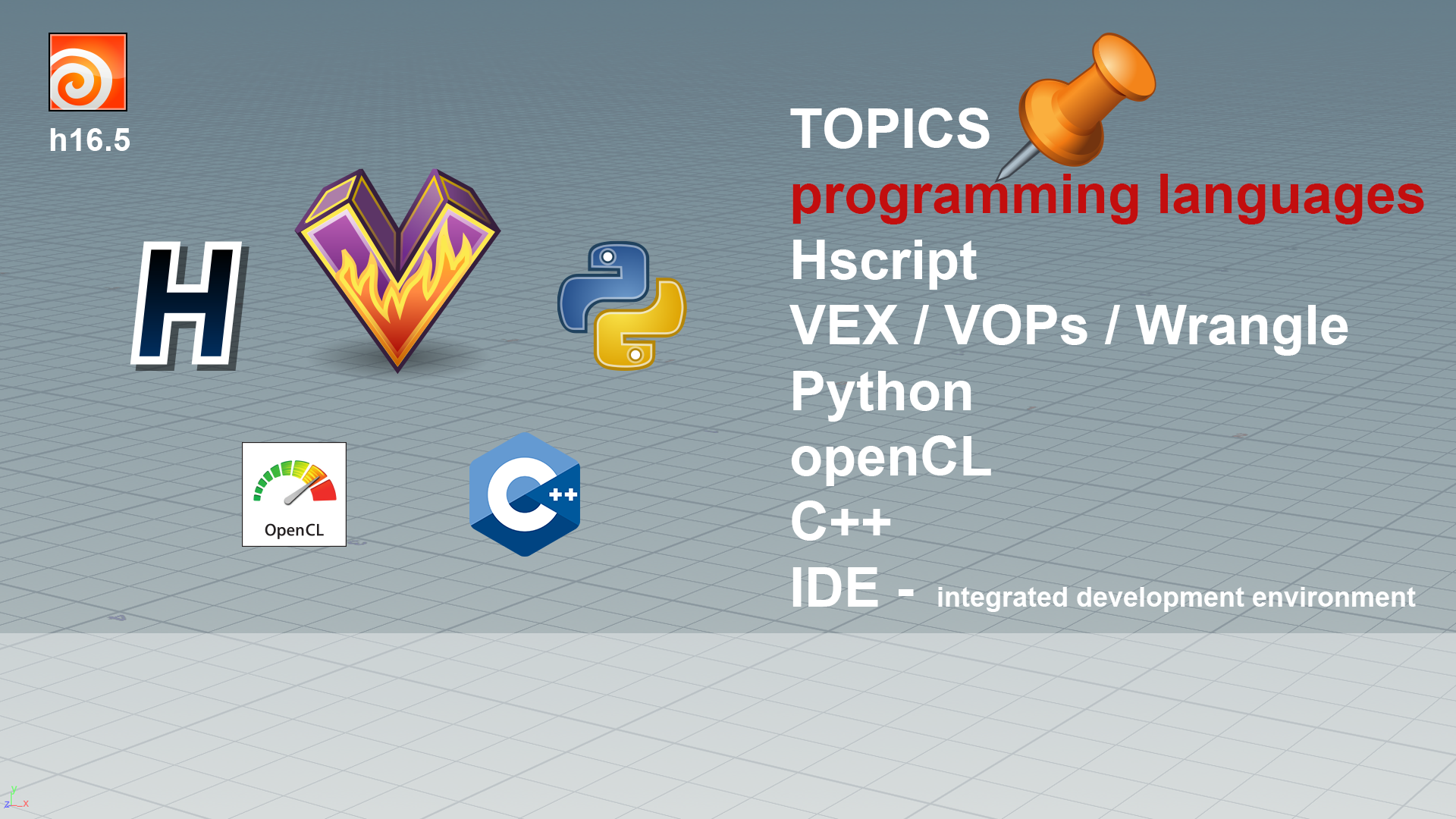 Programming Languages | SideFX