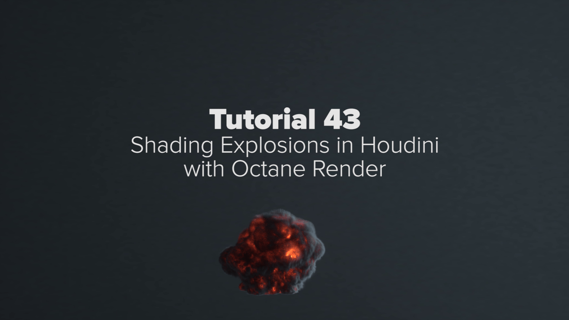 Think Particle Tutorial 43 Shading Explosions In Houdini With Octane