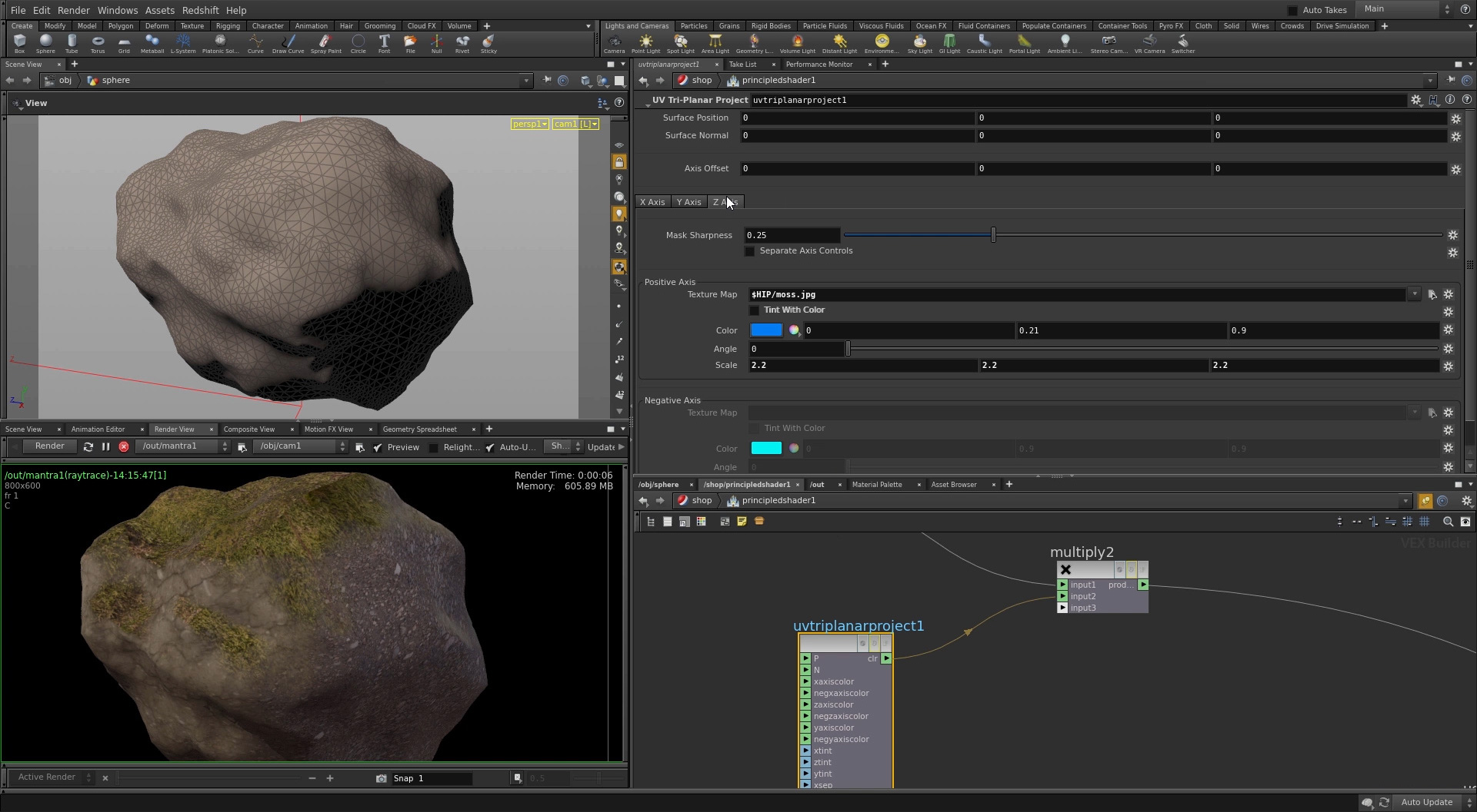 Triplanar Project VOP | SideFX