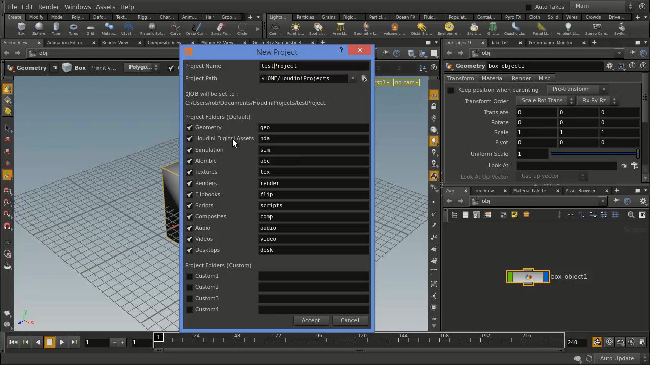 Create Projects | SideFX