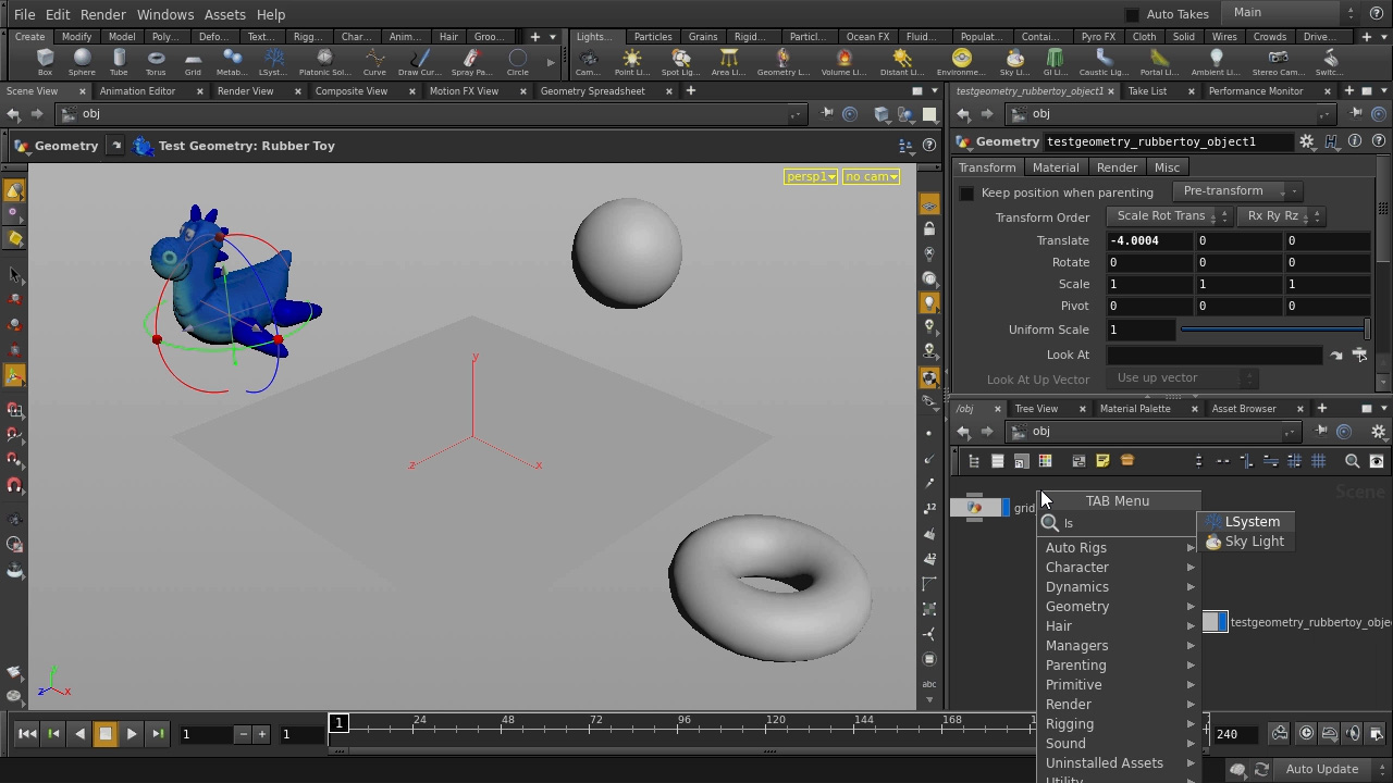 Create Objects | SideFX
