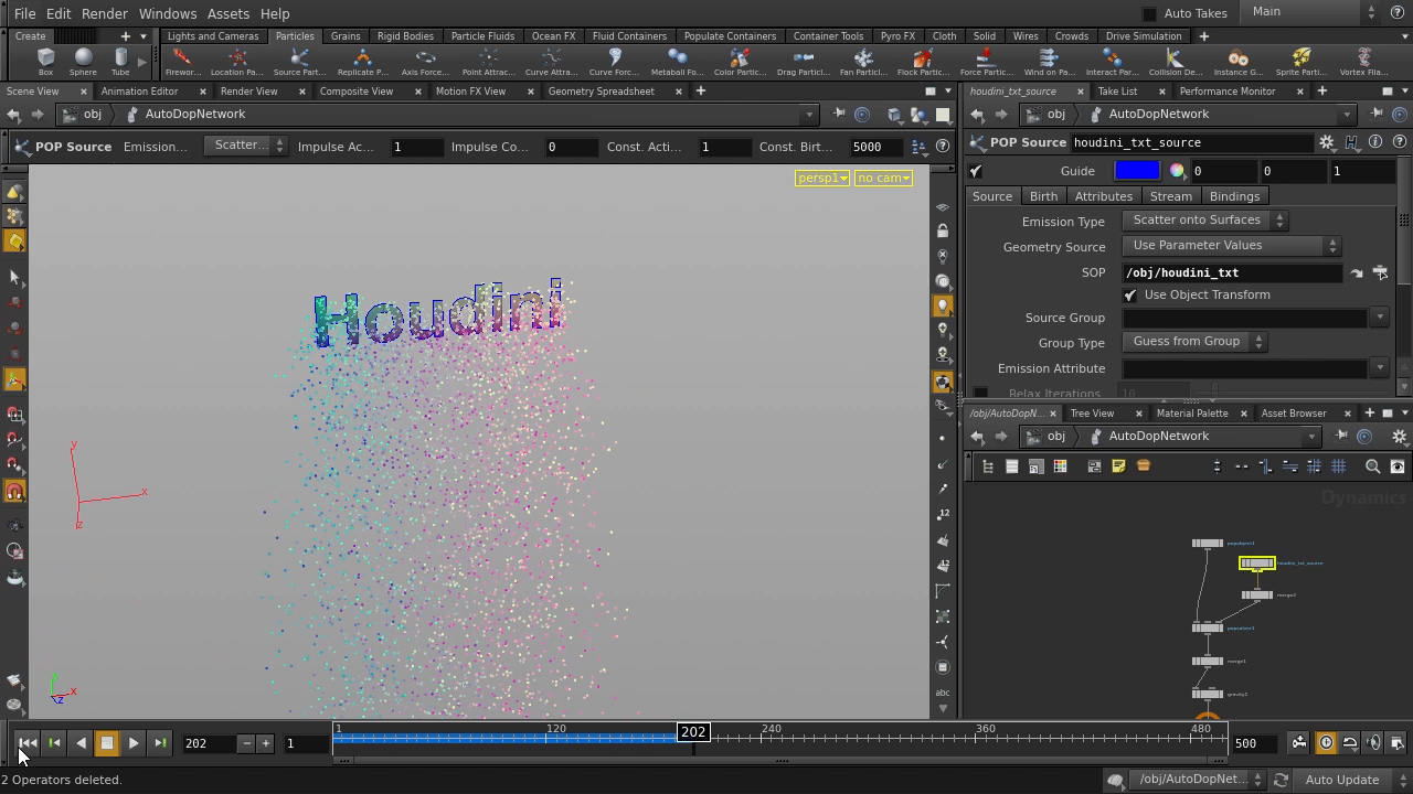 Emitting Particles | SideFX