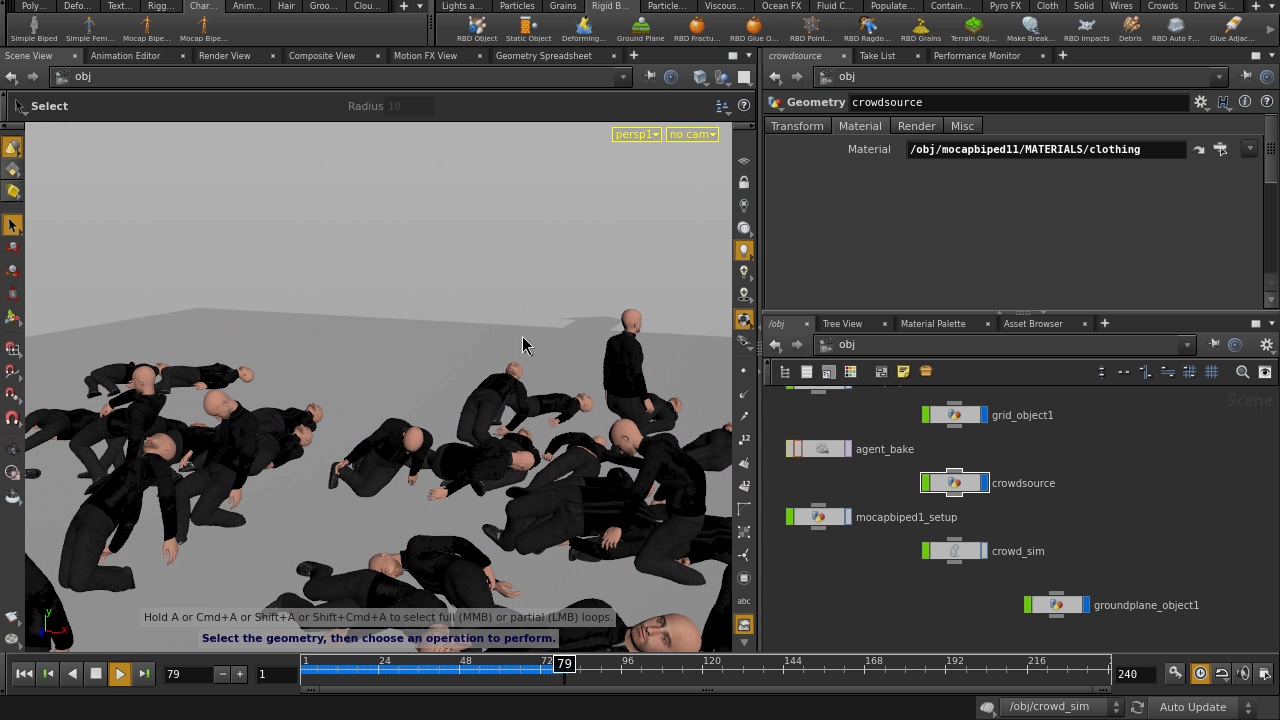 Crowd Ragdolls | SideFX